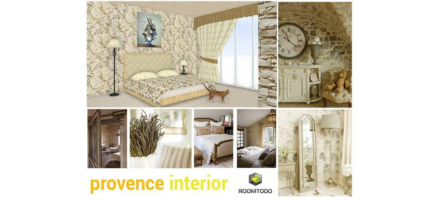 Create your interiors in provence style